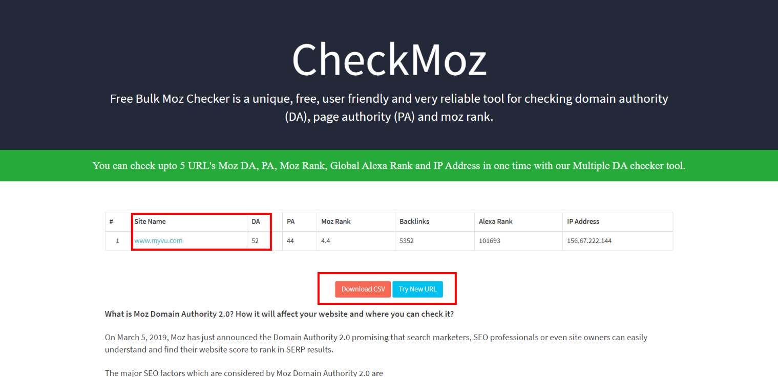 10 Best Domain Authority Checker Websites - W3J.com